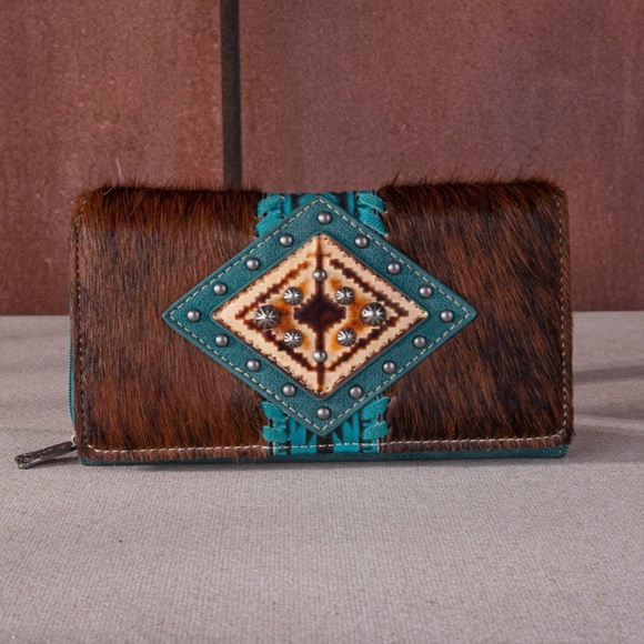 Trinity Ranch | Bags | Trinity Ranch By Montana West Turquoise Hair On ...